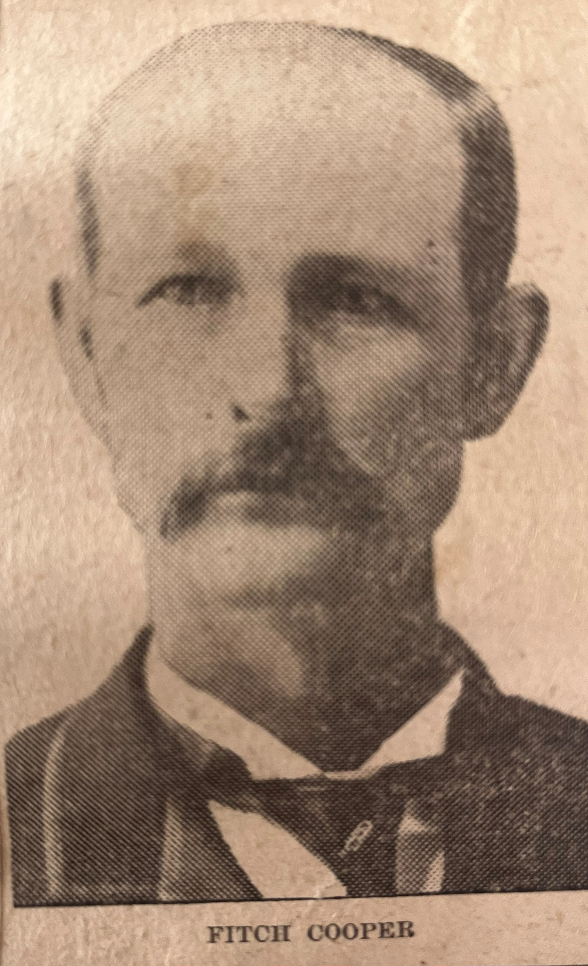 Newpaper photograph Fitch Cooper | Coopersville Area Historical Society