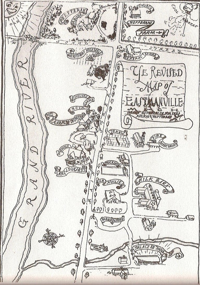 Early map of Eastmanville | Coopersville Area Historical Society